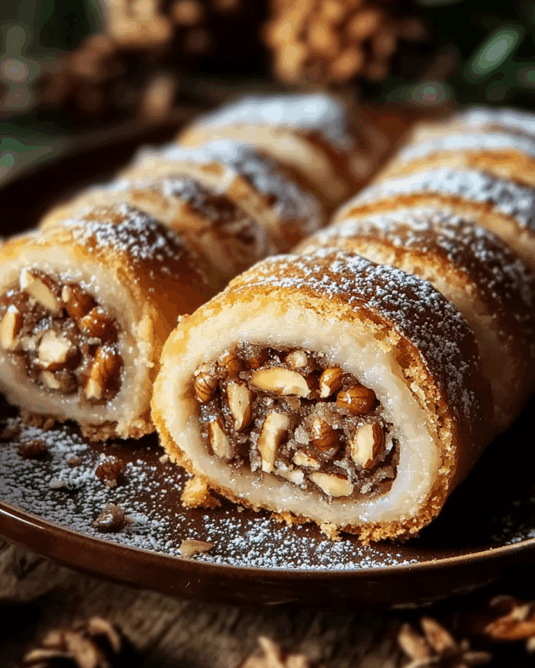 Italian Nut Roll Cookies