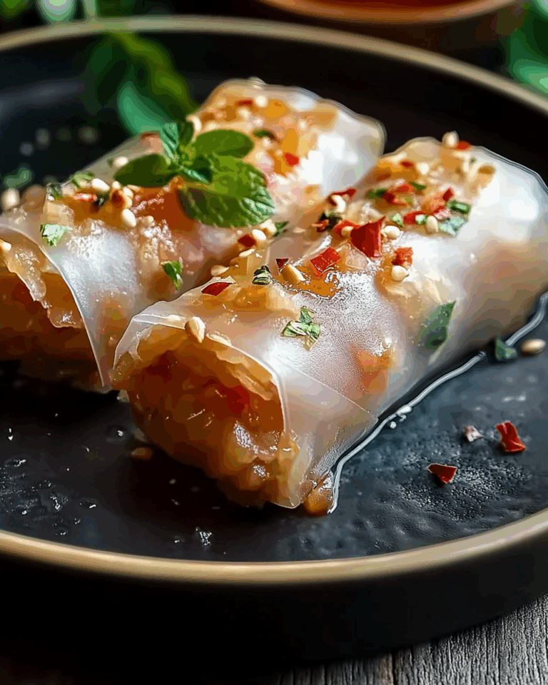 Baked Apple Pie Rice Paper Rolls