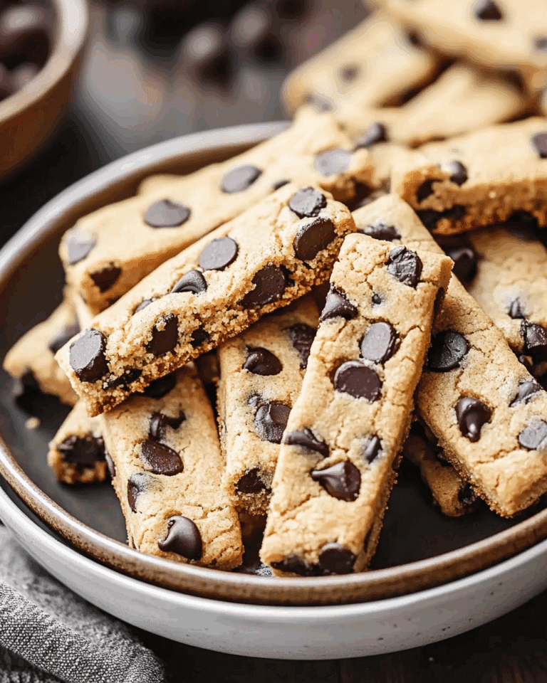 Chocolate Chip Cookie Sticks