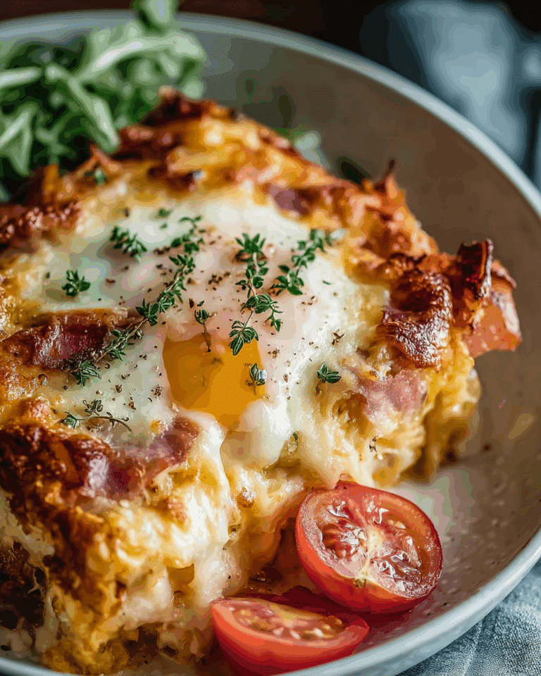 Croque Madame Breakfast Casserole