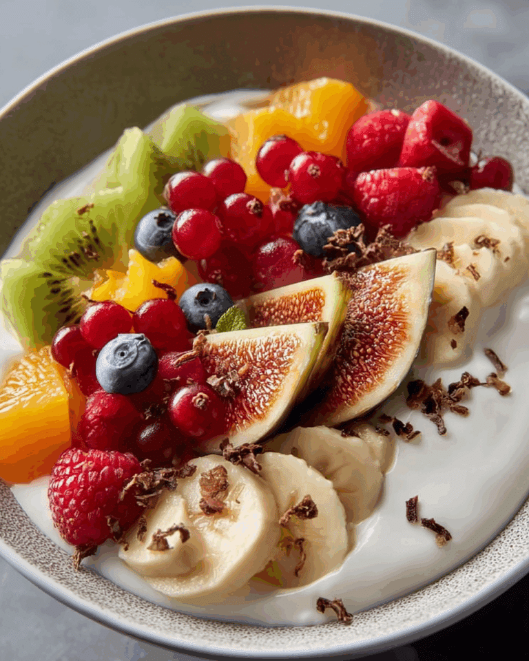 Vanilla Yogurt Fruit Bowl Recipe