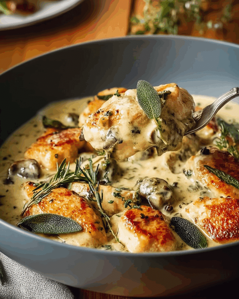 Easy Creamy Sage Chicken